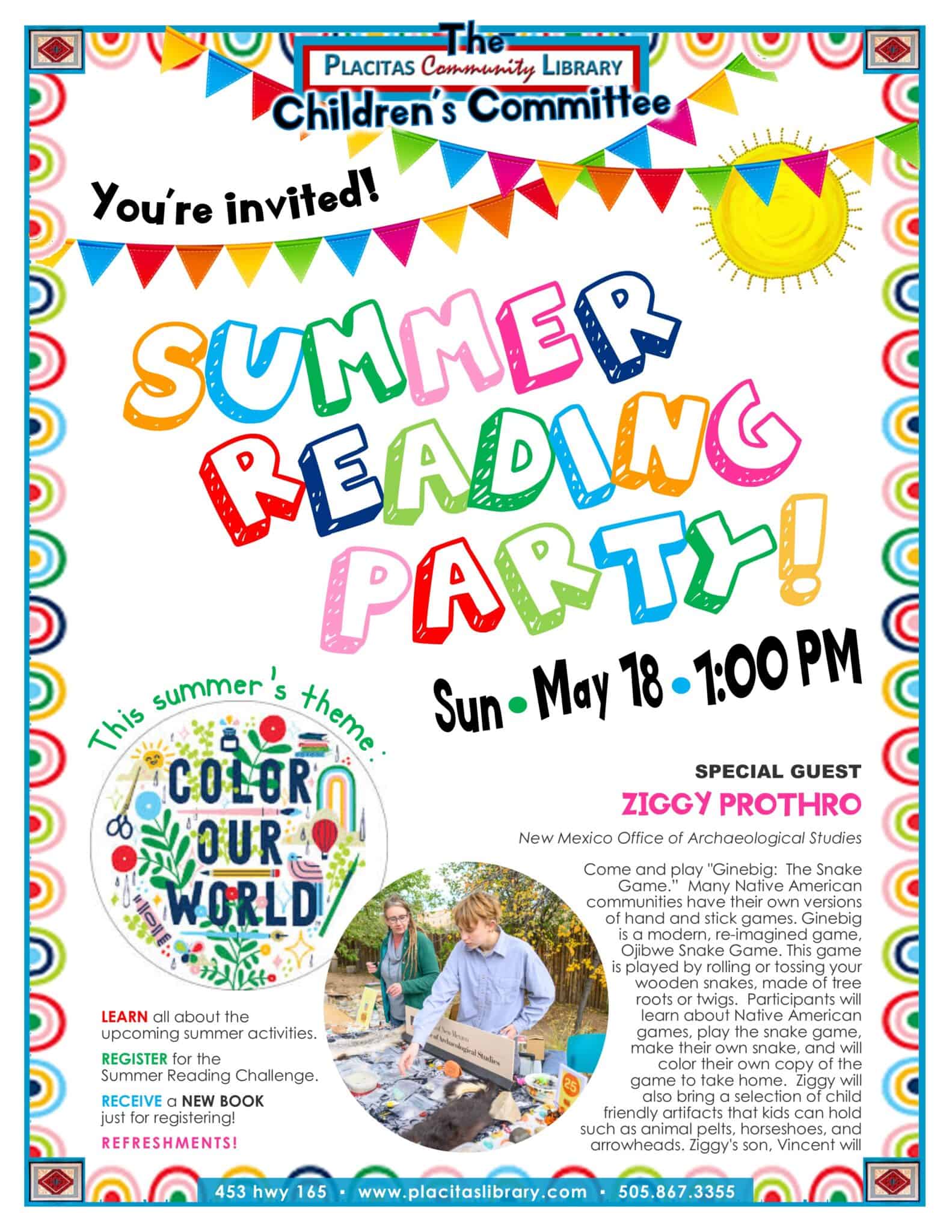 Summer Reading Program Party - Placitas Library